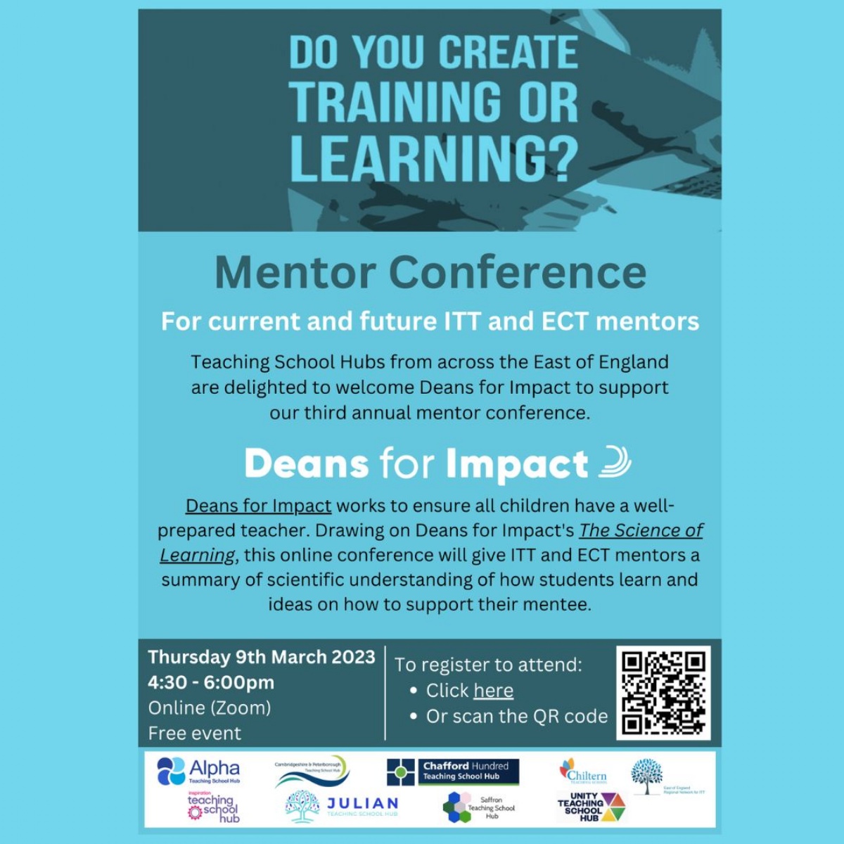 Saffron Teaching School Hub - Mentor conference with Deans for Impact
